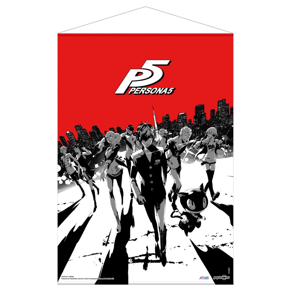Popbuddies OfficialPersona 5: Group Fabric Wall Scroll - PBWS23
